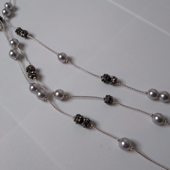 Rmn | Jewelry | Vintage Rmn Layered Bead Necklace 85 Inches | Poshmark